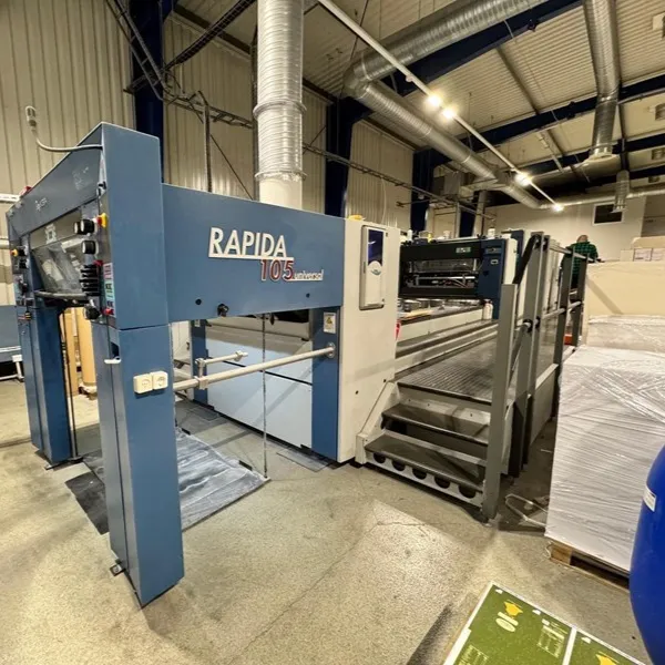 KBA Rapida Offset Machine Press 2006 | 4-Color Coating